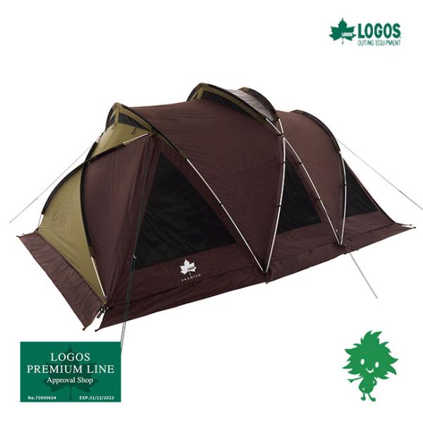 LOGOS/ロゴス プレミアム 71101012 エーコン PANEL X DOME L パネルドーム テント C型ドア 天窓 高い天井 広い 家族 大人数 ファミリー 収納バッグ