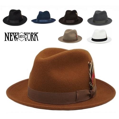 ニューヨークハット 帽子 フェルトハット メンズ レディース NEW YORK HAT 5319　The Fedora　ザ フェドラ
