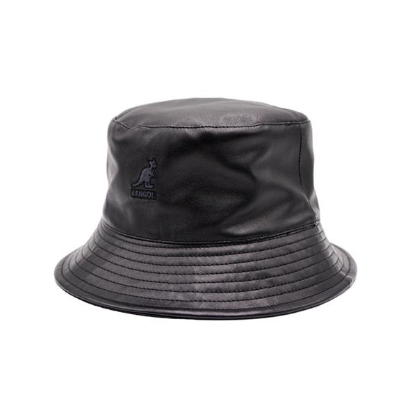カンゴール 帽子 ハット メンズ レディース KANGOL SMU Faux Leather RV Short Bucket｜リバーシブル バケット