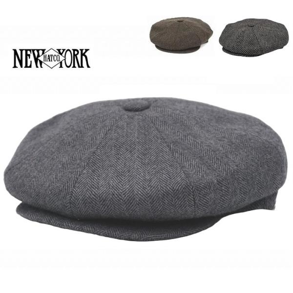 ニューヨークハット 帽子 キャスケット メンズ レディース NEW YORK HAT 9038 Herringbone Newsboy　ヘリンボン　ニュースボーイ