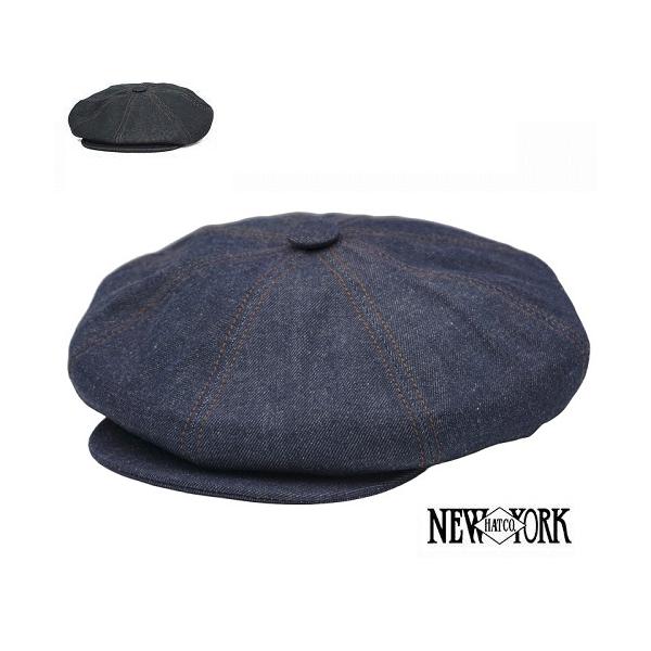 NEW YORK HAT　ニューヨークハット　6291 Denim stitch Big apple　デニム　ステッチ　ビッグアップル
