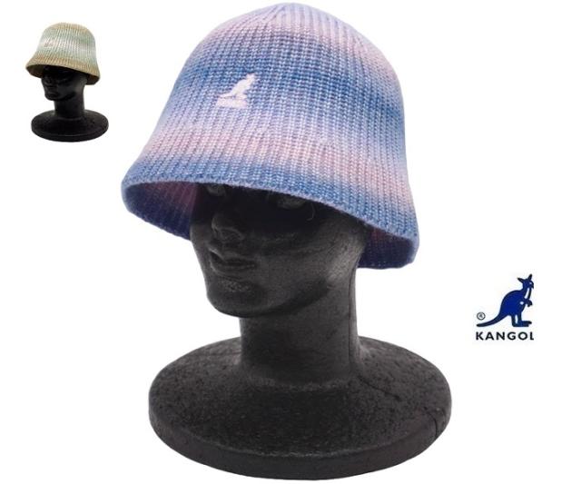 カンゴール 帽子 ハット バケットハット メンズ レディース 大きいサイズ KANGOL Stripe Knit Bucket ストライプ ニット バケット ハット
