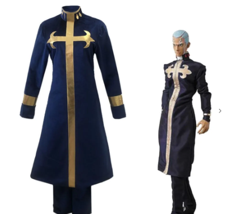 ☆ジョジョの奇妙な冒険 エンリコ・プッチ コスプレ 衣装 コスチューム