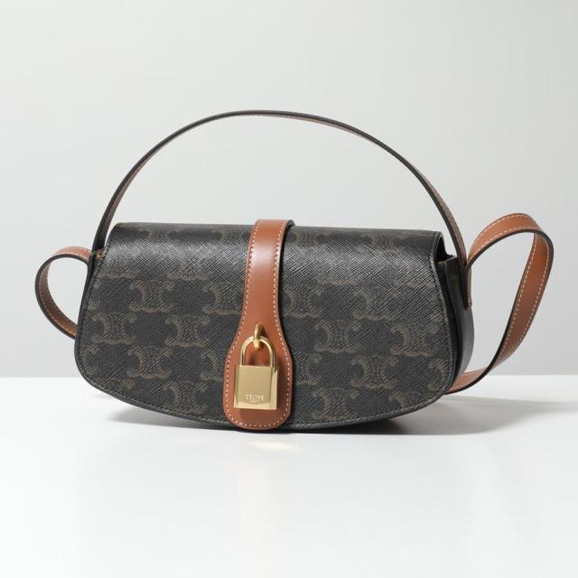 CELINE セリーヌ ショルダーバッグ  タブー レディース トリオンフ ハンドバッグ 南京錠 鞄 TAN