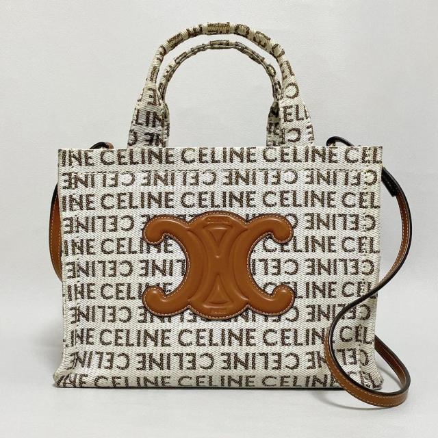 CELINE / スモールカバタイス トートバッグ トリオンフ ロゴ