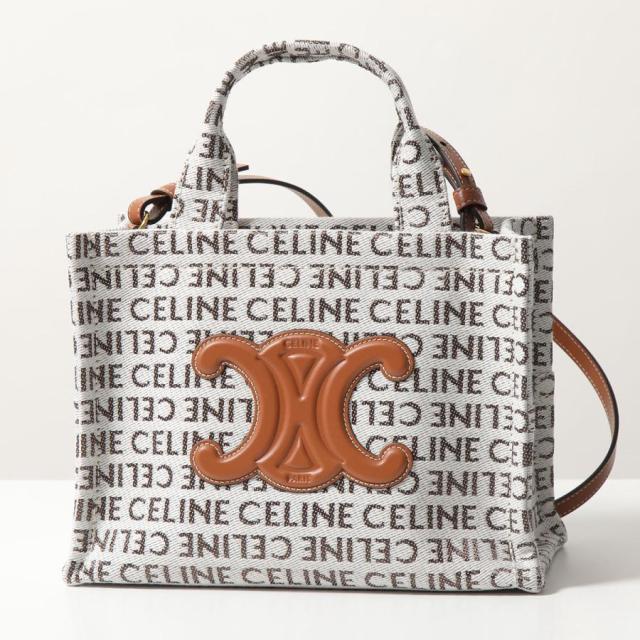 CELINE セリーヌ ハンドバッグ Small Cabas Tice スモール カバ タイス レディース ロゴ トリオンフ ショルダーバッグ 鞄 Natural/Tan