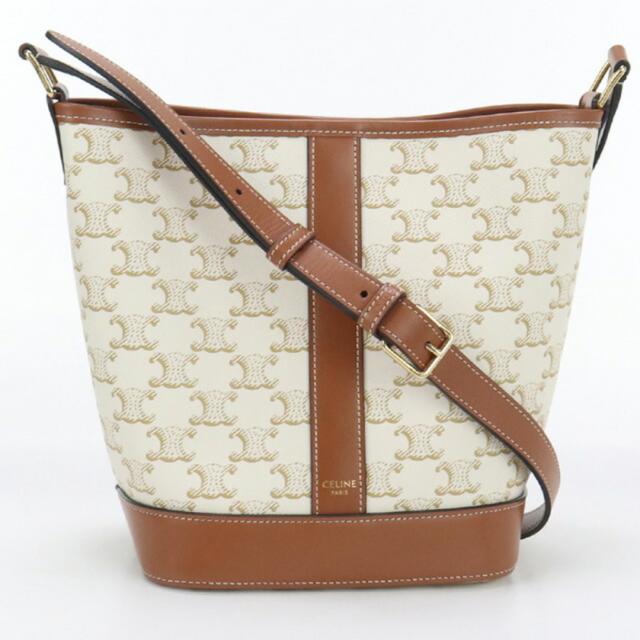 セリーヌ CELINE バッグ レディース トリオンフキャンバス スモール バケット