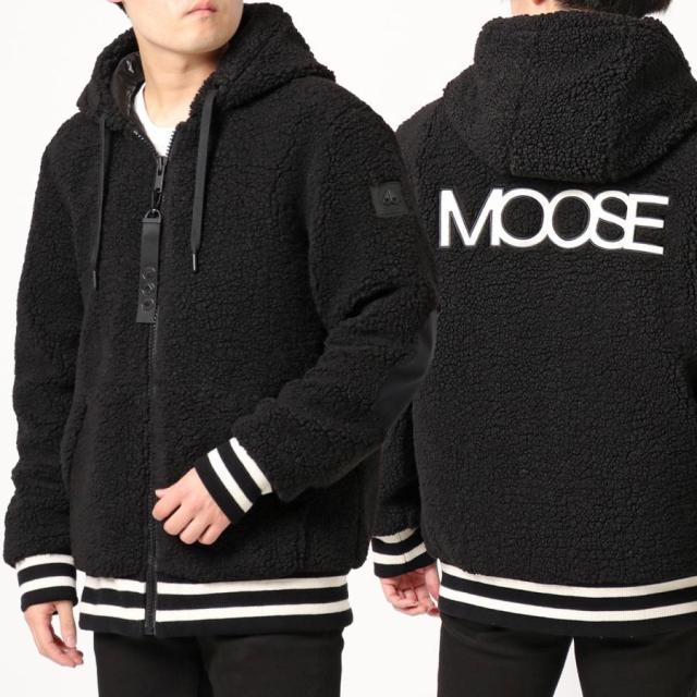 MOOSE KNUCKLES ムースナックルズ ダウンジャケット DEWSON HOODIE  メンズ ボア フーテッド ジップアップ