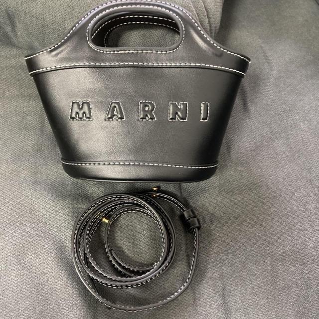 MARNI ブラックハンドバッグ  新品