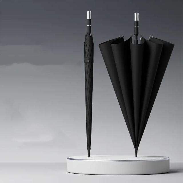 柄の長い傘 超巨大な面積 ワンタッチ自動開閉 丈夫な10本骨 自動傘 防風傘