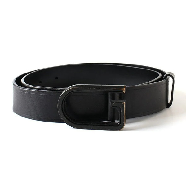 【美品】 GUCCI グッチ Gバックル ベルト レザー ブラック 黒 イタリア製 101999・2194・80・32