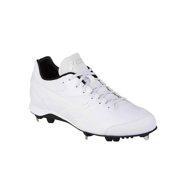 asics（アシックス） ベースボール シューズ スニーカー NEOREVIVE 4 WHT　ネオリバイブ 4 WHT 【ホワイト/ホワイト】 1123A032.110 ベースボール 滑りにくい メンズ 男性用 シロ 白 25 {SK}