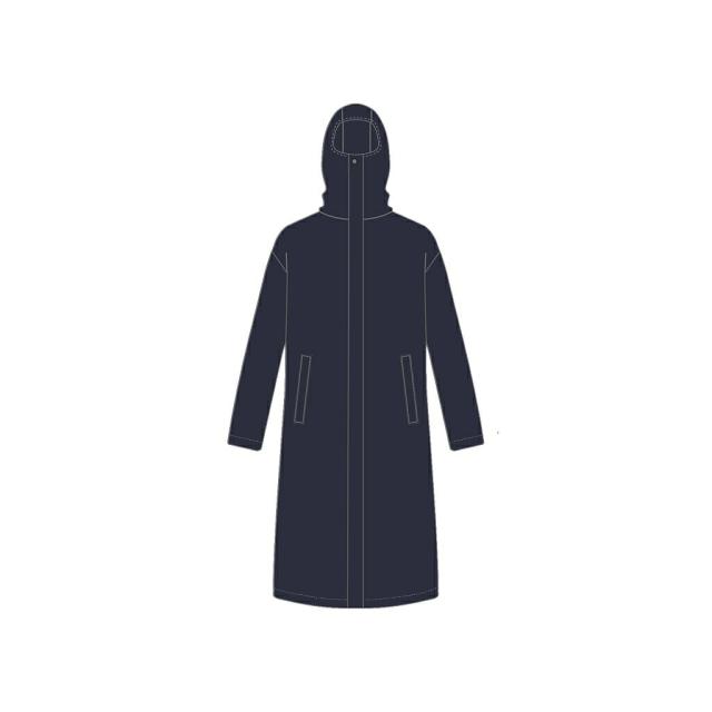 asics (アシックス) トレーニング・ランニング ウィンドブレーカー・ウィンドウェア 中わたロングコート 部活 練習 試合 トレーニング 【ピーコート】 紺 2031D539 メンズ・レディース 男性用・女性用 {SK}