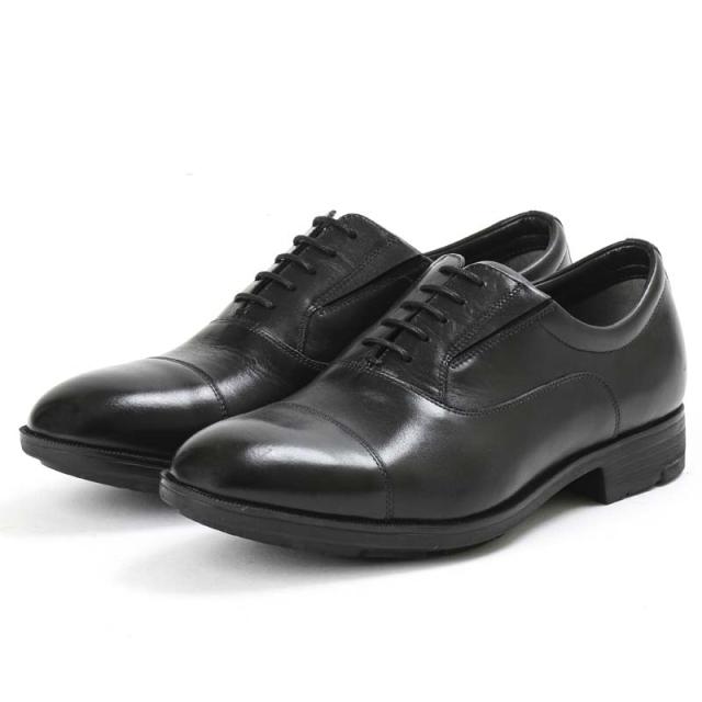 asics商事（アシックス商事） ビジネスシューズ texcy luxe（テクシーリュクス） 【ブラック】 TU-8005 008 メンズ 男性用 紳士靴 ストレートチップ レース ラウンド 生活防水 消臭 抗菌 黒 {SK}