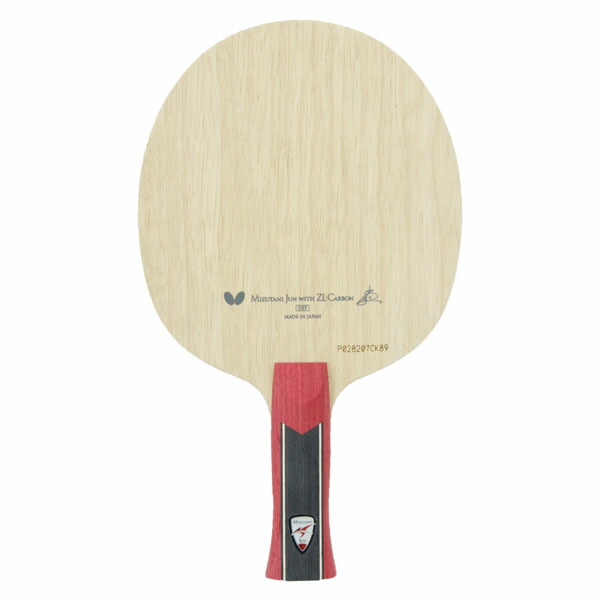 Butterfly（バタフライ） 卓球 シェークラケット 攻撃用 水谷隼 ZLC アナトミック 【レッド】 36612 メンズ・レディース 男性用・女性用 赤 21 {SK}