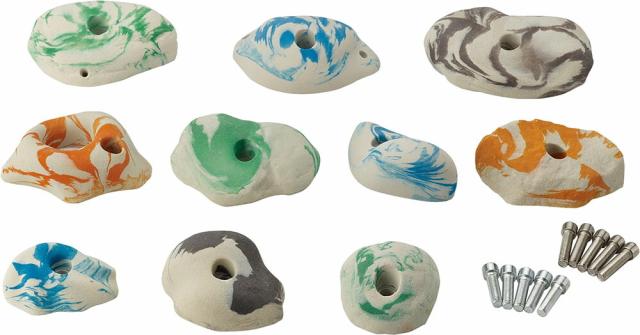 【法人宛限定】 DANNO （ダンノ） 学校体育器具 器具・備品 エンジョイホールド(10個1組)色込み 【ホワイト/ブルー/グリーン/オレンジ/ブラック】 D3279 器具 淡野製作所 白 青 緑 橙 黒 9999 ＜A-2＞