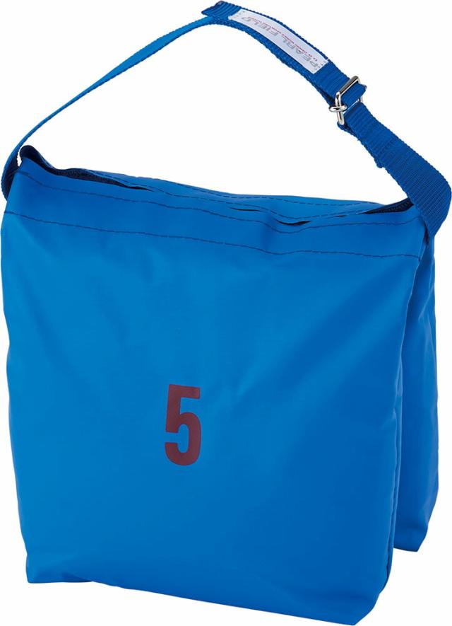 DANNO （ダンノ） 学校体育器具 器具・備品 砂袋5kg 5個1組・砂入 【ブルー】 D-46 器具 重り メンズ・レディース 男性用・女性用 淡野製作所 青 AI-1 {SK}