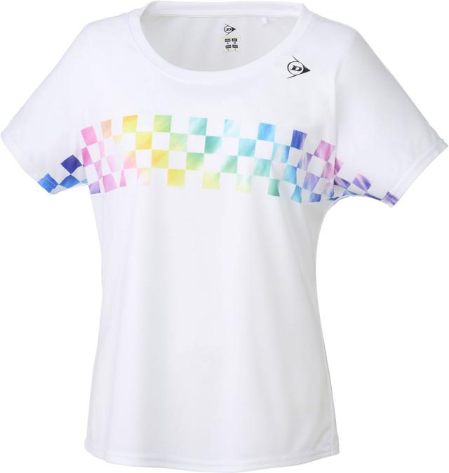 DUNLOP （ダンロップ） テニス ゲームシャツ・パンツ GAME SHIRT 【ホワイト】 DAP-1421W 003 ゲームシャツ ウィメンズ ゲームシャツ レディース 女性用 ホワイト 白 24SS {SK}