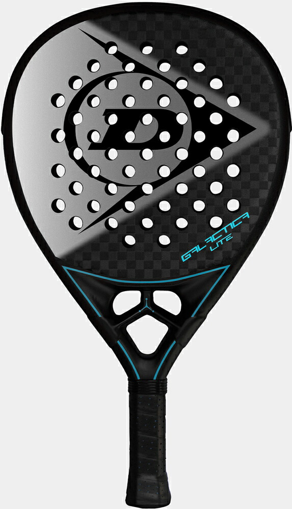 DUNLOP （ダンロップ） レクレーション ラケット ２２ギャラクティカ ライト ＧＡＬＡＣＴＩＣＡ ＬＩＴＥ 【ブラック】 DSPR00081 パデルラケット パデル メンズ・レディース 男性用・女性用 クロ 黒 20SS {SK}