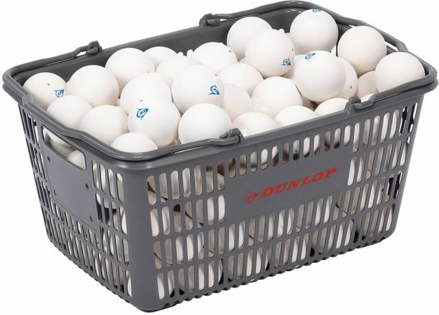 DUNLOP （ダンロップ） テニス ボール ＤＵＮＬＯＰ ダンロップ ソフトテニスボール練習球 １０ダース入りバスケット 【ホワイト】 DSTBPRA2CS 競技ボール 軟式 メンズ・レディース 男性用・女性用 シロ 白 20SS {SK}