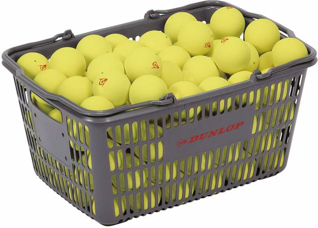DUNLOP （ダンロップ） テニス ボール ダンロップ ソフトテニスボール 公認球＜イエロー＞ 10ダース入バスケット DSTBYL2CS120 【イエロー】 DSTBYL2120 競技ボール 軟式 メンズ・レディース 男性用・女性用 黄 9999 {SK}