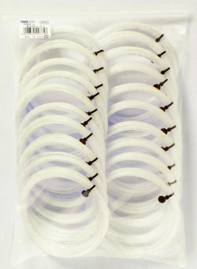 GOSEN（ゴーセン） テニス ガット・ラバー テックガット16 20個セット 硬式テニス用ガット 【ホワイト】 メンズ・レディース 男性用・女性用 TS600W20P {NP}