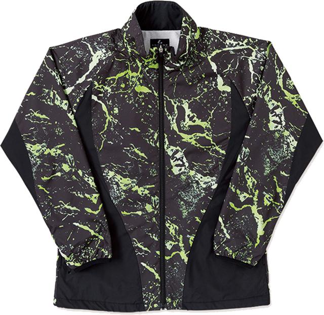 LUSENT (ルーセント) テニス ウインドウェア・ウィンドブレーカー ウィンドウォーマーシャツ 軟式テニス ソフトテニス ウォームアップウェア ジャージ フルジップ レディース 女性用 XLW6399 【ブラック】 黒 {SK}