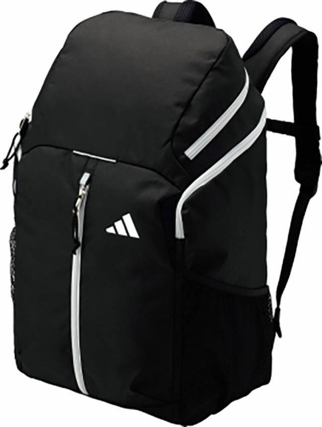 adidas （アディダス） サッカー バッグ ボール用デイパック 32L 黒色×灰色 【ブラック×シルバー】 ADP41BKSL バックパック ボールバック ブラック 黒 銀 23 {SK}