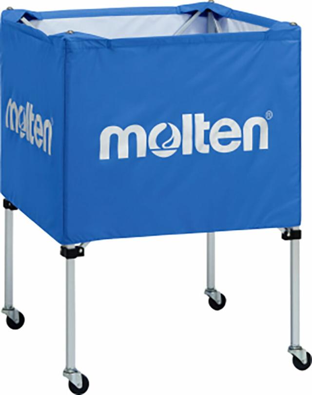 molten （モルテン） 学校体育器具 器具・備品 ボールカゴ 折りたたみ式ボールカゴ 中・背低 青 【ブルー】 BK0021B 体育館 備品 アオ 青 23 {SK}