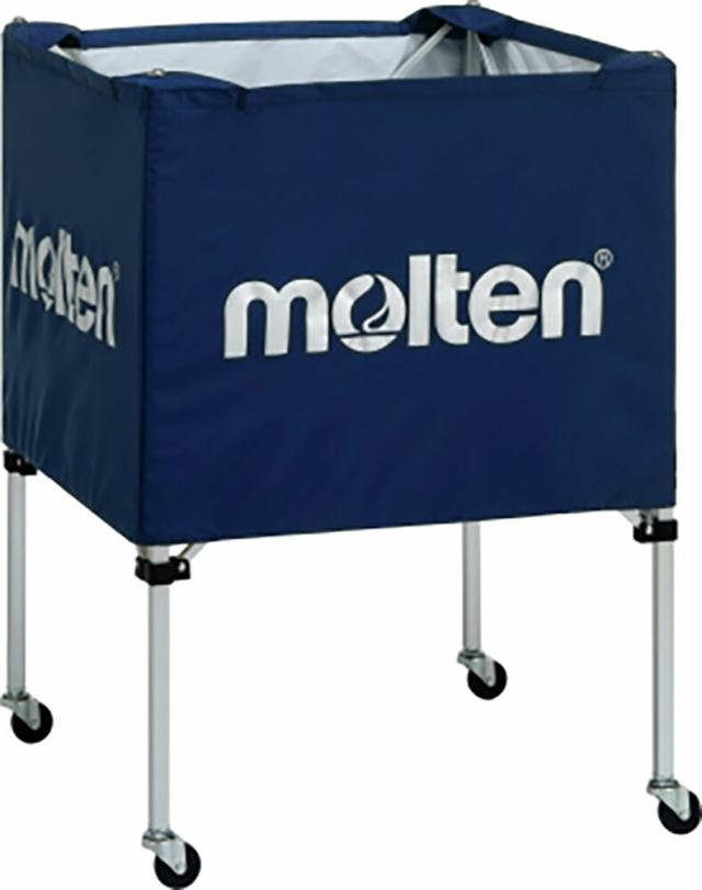 molten （モルテン） 学校体育器具 器具・備品 ボールカゴ 折りたたみ式ボールカゴ 中・背低 ネイビー 【ネイビー】 BK0021N 体育館 備品 コン 紺 23 {SK}