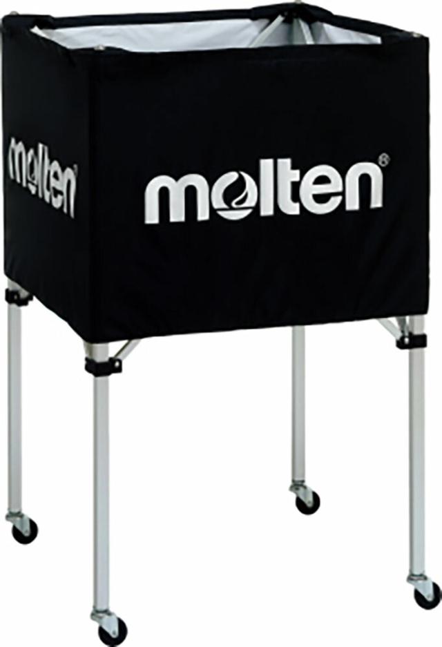 molten （モルテン） 学校体育器具 器具・備品 折りたたみ式ボールカゴ 中・背高 【ブラック】 BK0023-K 体育館 備品 ボールかご ブラック 黒 9999 {SK}