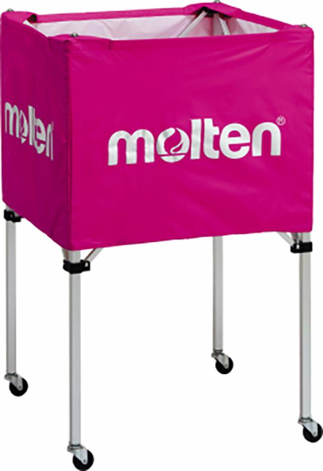 molten （モルテン） 学校体育器具 器具・備品 ボールカゴ 中・背高 ピンク 【ピンク】 BK0023P 体育館 備品 桃 21 {SK}