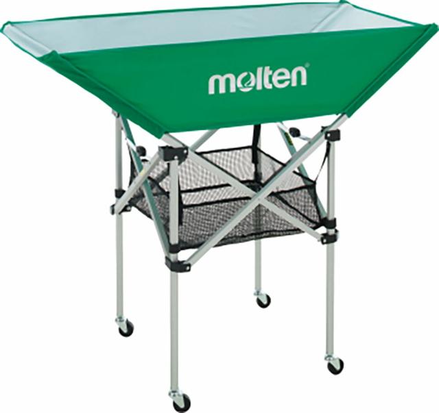 molten （モルテン） 学校体育器具 器具・備品 折りたたみ式平型ボールカゴ 背高 【グリーン】 BK0033-G 体育館 備品 ミドリ 緑 9999 {SK}