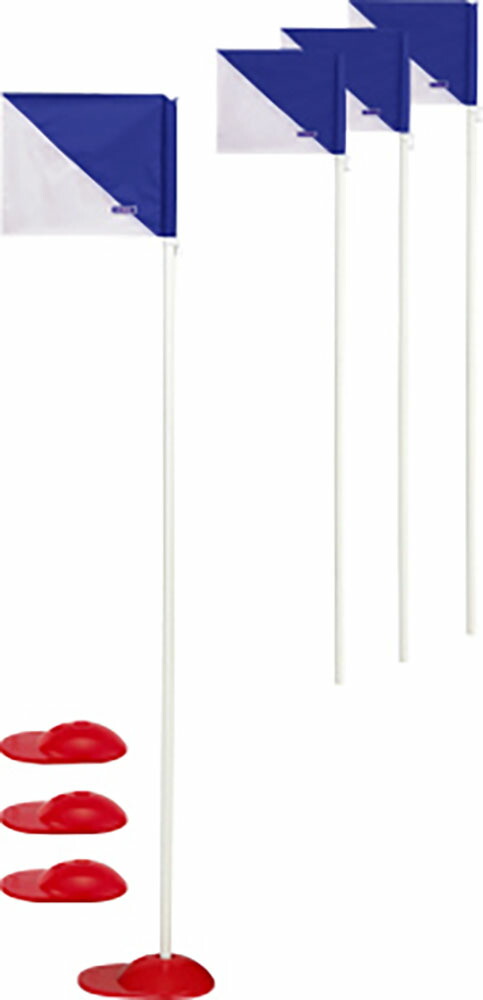 molten （モルテン） サッカー グッズその他 サッカーグラウンド用品 簡易コーナーフラッグ ４本セット 【ブルー】 CF4BS グッズ その他 アオ 青 23 {SK}