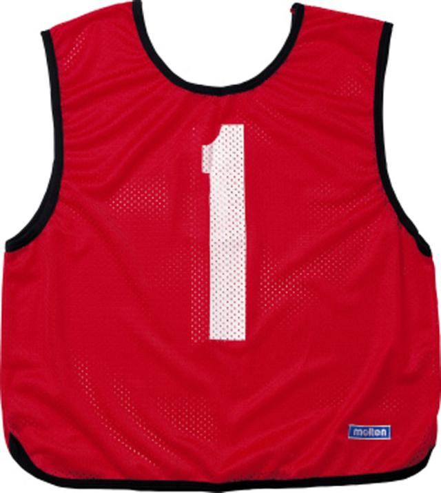 molten （モルテン） マルチスポーツ ウェアその他 ゲームベスト10枚セット 【レッド】 GB0213R ウェアその他１ アカ 赤 22 {SK}