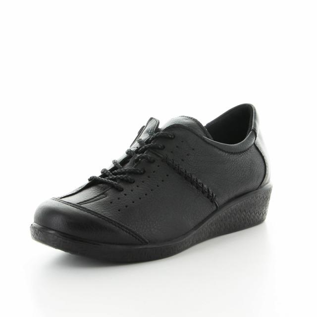 Moonstar(ムーンスター)  スニーカー スポルス SP2401 レディース 【ブラック】 42323326 運動靴 カジュアルシューズ コンフォート 本革 撥水加工 婦人用 女性用 黒