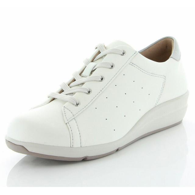 Moonstar（ムーンスター） コンフォートシューズ 革靴 SP0212 SPORTH（スポルス） 【ホワイト】 レディース 42324423 スニーカー 本革 カジュアル 軽量 撥水加工 衝撃吸収 外反母趾サポート 婦人用 女性用 白 ｛SK｝