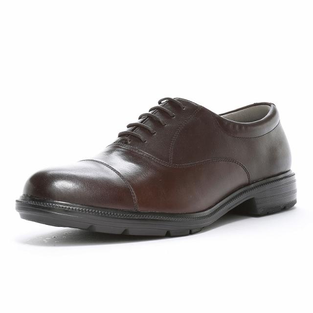 Moonstar（ムーンスター） ビジネスシューズ BALANCE WORKS （バランスワークス） BW4621 【ダークブラウン】 42200589 紳士靴 プレーントゥ 幅広 軽量性 衝撃吸収性 安定性 耐摩耗ラバー 通勤 外回り 就活 メンズ 男性用 茶 25 {SK}