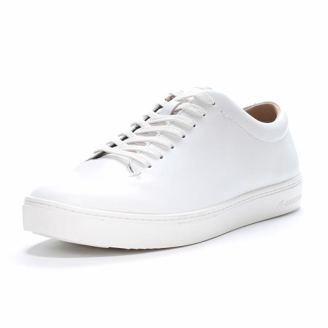 Moonstar（ムーンスター） スニーカー WORLD MARCH （ワールドマーチ） GE102 【ホワイト/ホワイト】 48500297 本革 カジュアル コートスニーカー 透湿防水 幅広 耐摩耗ラバー 撥水レザー 抗菌防臭 手入れ簡単 シンプル メンズ 男性用 白 25 {SK}