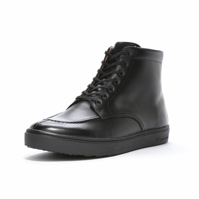 Moonstar（ムーンスター） ブーツ WORLD MARCH （ワールドマーチ） GE110VG 【ブラック】 48500496 本革 カジュアル レースアップ 透湿防水 耐摩耗ラバー 撥水レザー 幅広 抗菌防臭 おしゃれ メンズ 男性用 黒 25 {SK}