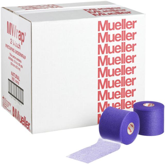 【お得なセット販売あり】 MUELLER （ミューラー） ボディーケア サポーター・テープ Mラップカラー ビッグ パープル 【ビッグパープル】 130712 テーピング アンダーラップ メンズ・レディース 男性用・女性用 パープル 紫 2023 {SK}