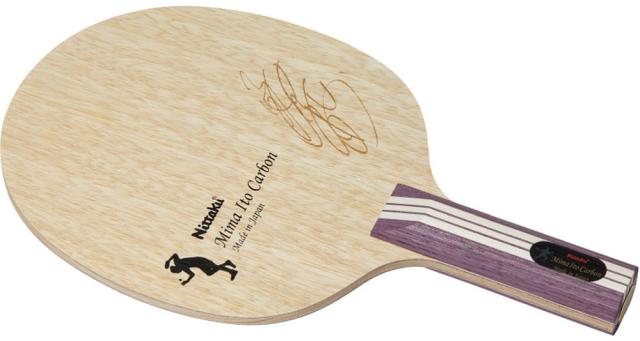 Nittaku（ニッタク） 卓球 シェークハンドラケット 攻撃用 伊藤美誠 カーボン ストレート 【パープル】 NC0466 メンズ・レディース 男性用・女性用 紫 21 {SK}