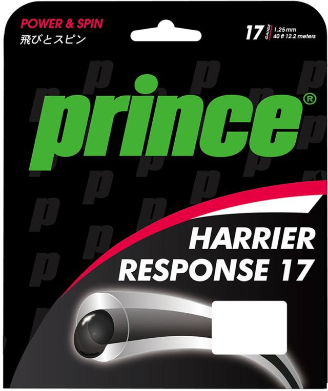 【お得なセット販売あり】 Prince （プリンス） テニス ガット・ラバー HARRIER RESPONSE 17 【クリアグレー】 7JJ032 336 ガット メンズ・レディース 男性用・女性用 灰 21SS {NP}