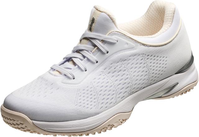 Prince （プリンス） テニス シューズ ビーナスマッシュ CG 【ピュアホワイト×クレオラ】 DPSVC1 589 シューズ シューズ レディース 女性用 ホワイト 白 肌 25SS {SK}