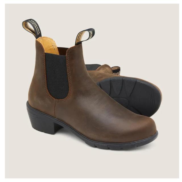 Seed（シード） Blundstone （ブランドストーン） 靴・シューズ ブーツ BS1673 WOMENS SERIES （ウーマン シリーズ） 【Antique Brown （アンティークブラウン）】 BS1673251 日常 滑りにくい 快適 5cmヒール レディース 女性用 茶 25 {SK}