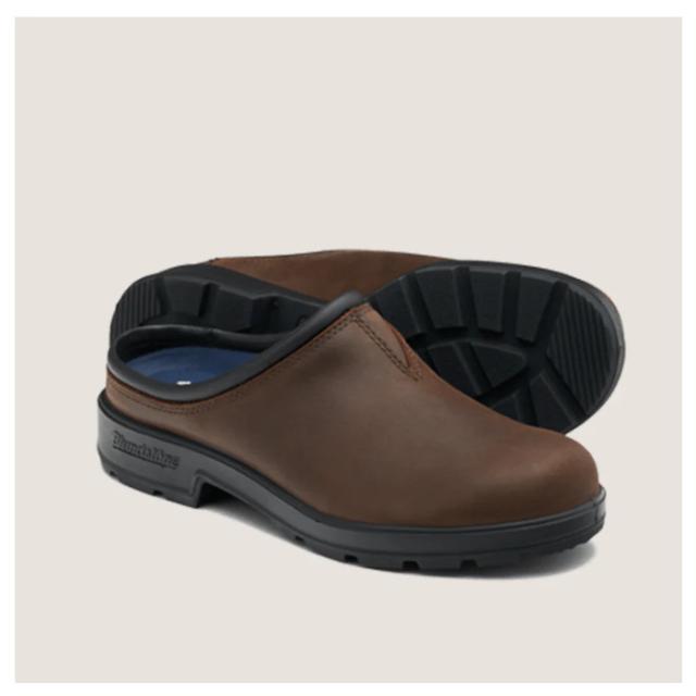Seed（シード） Blundstone （ブランドストーン） 靴・シューズ スリッポン BS2421 ORIGINALS CLOG （オリジナル クロッグ） 【Antique Brown （アンティークブラウン）】 BS2421251 スニーカー 日常 滑りにくい 快適 メンズ・レディース 男性用・女性用 茶 25 {SK}