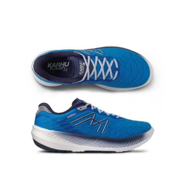 Seed（シード） KARHU （カルフ） 靴・シューズ スニーカー MEN’S FUSION （フュージョン） 4.0? 【IBIZA BLUE / MOOD INDIGO （イビザブルー/ムードインディゴ）】 KH101013 ランニング 通勤 通学 滑りにくい メンズ 男性用 青 紺 25 {SK}