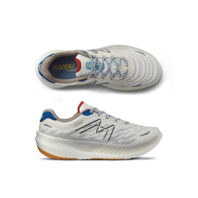 Seed（シード） KARHU （カルフ） 靴・シューズ スニーカー MEN’S FUSION （フュージョン） 4.5 【BIT OF BLUE / SKYDIVER （ビットオブブルー/スカイダイバー）】 KH101018 ランニング 通勤 通学 滑りにくい メンズ 男性用 青 白 25 {SK}