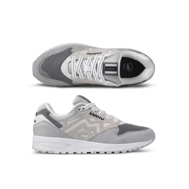 Seed（シード） KARHU （カルフ） 靴・シューズ スニーカー LEGACY 96 (レガシー96) 【DAWN BLUE / BRIGHT WHITE （ドーンブルー/ブライトホワイト）】 KH806021 通勤 通学 日常 滑りにくい メンズ・レディース 男性用・女性用 灰 白 25 {SK}