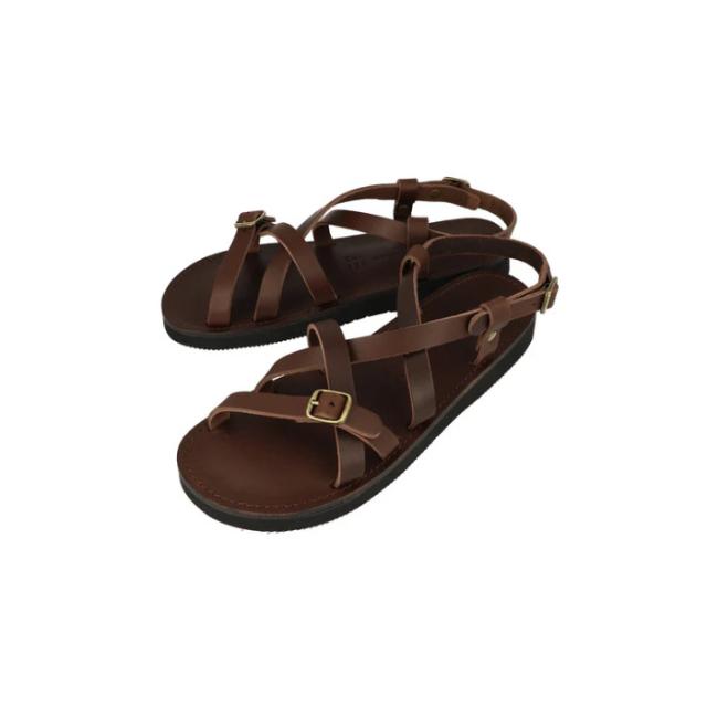 Seed（シード） organic handloom （オーガニックハンドルーム） 靴・シューズ サンダル GAYA （ガヤ） 【ダークブラウン】 OH001208 レザー 本革 ストラップ 男女兼用 メンズ・レディース 男性用・女性用 茶 25 {SK}